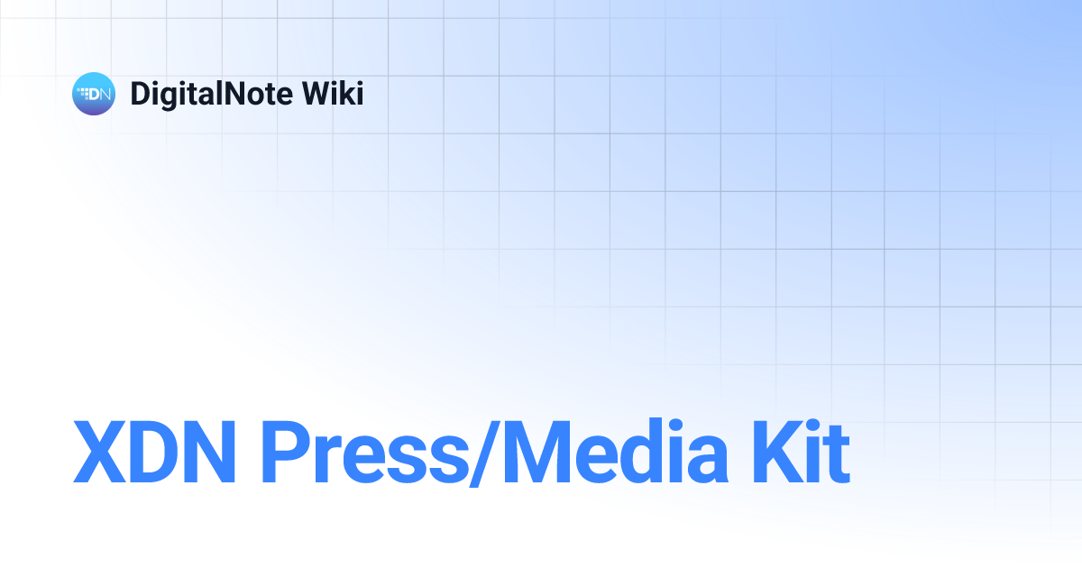 XDN Press/Media Kit | DigitalNote Wiki